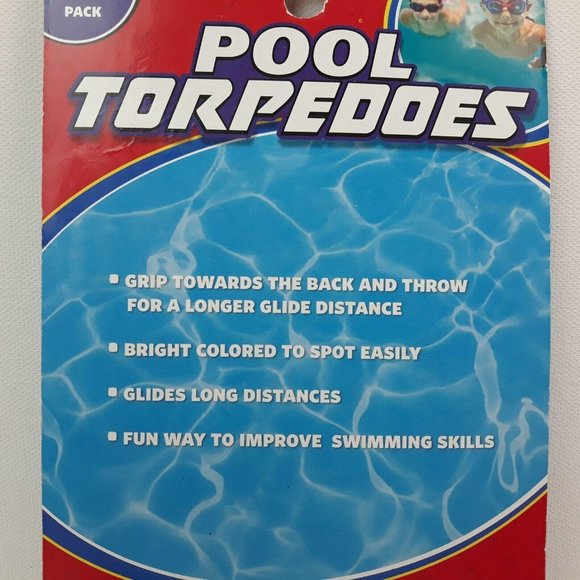 Unbranded | Games | Pool Torpedoes 3 Pack Glide Under Water Summer ...